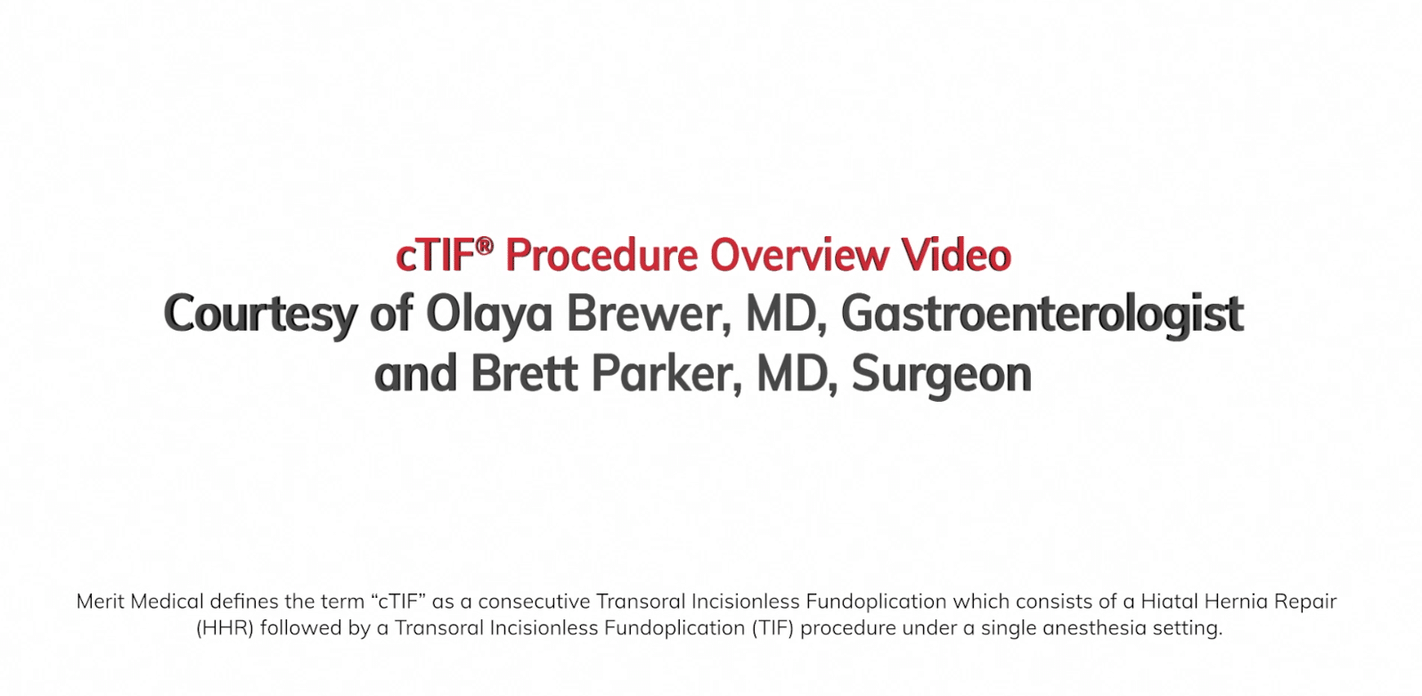 TIF 2.0® by Merit Medical | GERD Treatment | Clinically Proven